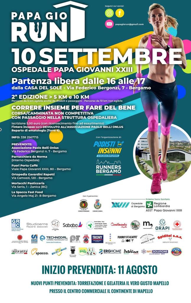 Papa Gio Run - Asd RunnersBergamo - eventi